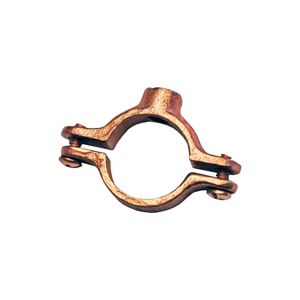 1/2 Inch Split Ring Copper Pipe Hanger for 3/8 Inch Threaded Rod