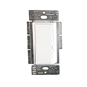 Lutron Electronics DVCL-153P-WH Diva CL Dimmer Switch 150W CFL/LED 1-Pole 3-Way White