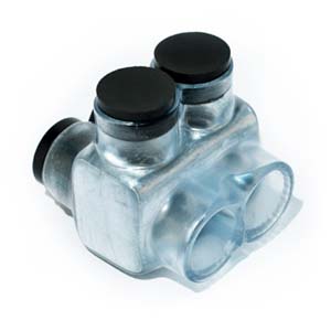 NSI IT-750C #750 MCM-250 MCM Clear 2-Port Tap Connector Wire Entry Two ...