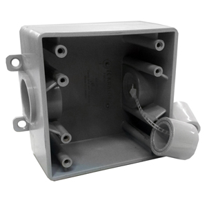 PVC Fitting 1/2-3/4-1 Inch PVC/FSC-2 2G 2-Gang Box Less Cover Non ...