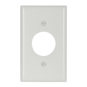 Legrand Pass TP7W 1-Gang Nylon Single Receptacle Plate Device White