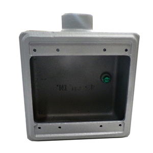Appleton FD-2-75, 2 Gang with 1 Hub 3/4 Inch, Malleable Deep Device Box