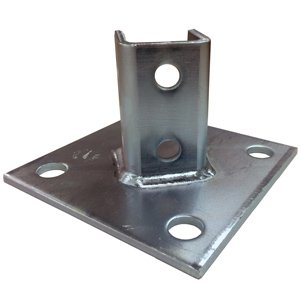 3033-GLV Angled Post Base 1-5/8 Inch with 9/16 Inch Hole Diameter 1-5/8 ...