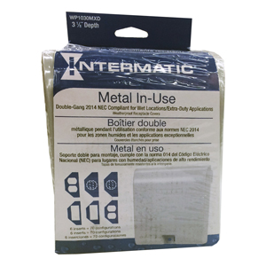 Intermatic WP1030MXD 2-Gang Vertical Extra Duty Die-Cast WeatherProof ...