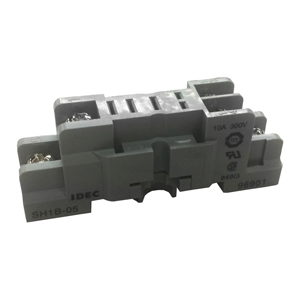 Idec SH1B-05 5-Blade Socket DIN Mount Screw Terminal Type for RH1B Rail ...