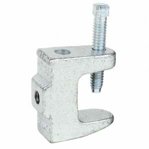 Globe Pipe Hanger BC260025EG 1/4 Inch Universal Beam Clamp Pipe Hanger 1/4"