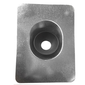 M&W Vector Industries Roof Flashing W Neoprene Collar 2 Inch Galvanized 2"