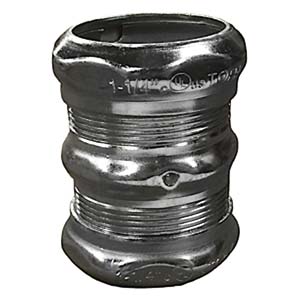 1/2 Inch EMT Steel Compression Coupling