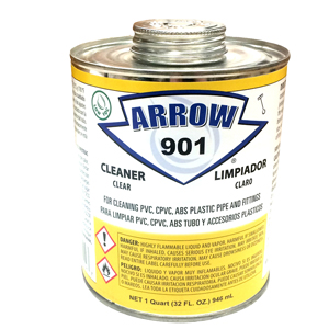 PVC Cleaner Clear, Quart