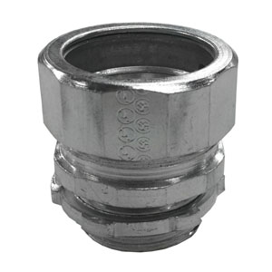 3/4 Inch Rigid Steel Compression Connector 3/4"