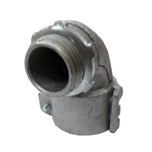 1 Inch 90 Deg Flex Squeeze Connector Die Cast