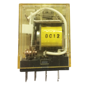Idec RH1B-UDC12V SPDT Single-Pole Double-Throw 10 Amp 5 Blade Relay ...