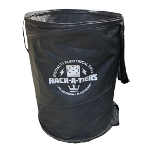 Rack-A-Tiers 51020 Collapsible Garbage Can W/Hard Bottom