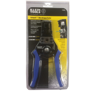 Klein 11063W 6.594 Inch Katapult Wire Stripper/Cutter 8-22 AWG Solid ...
