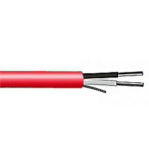 Fire Alarm Cable 18-4 Conductor FPLP PVC Unshielded Non-Plenum Red ...