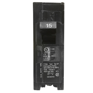Siemens Q115 1-Pole Plug-In Circuit Breaker 15A 15 Amp