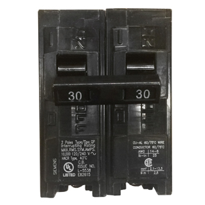 Siemens Q230 2-Pole Plug-In Circuit Breaker 30A 30 Amp