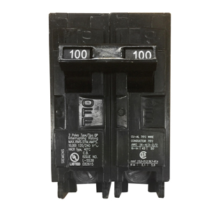 Siemens Q2100 2-Pole Plug-In Circuit Breaker 100A 100 Amp