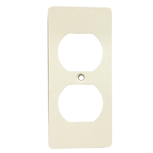 Wiremold 5507D Duplex Receptacle Face Plate Ivory