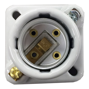 Leviton 19062 Medium Base 1 Piece Keyless Incandescent Porcelain ...