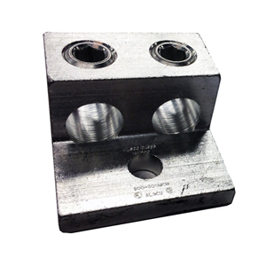 Ilsco AU-800 #350-800 MCM 2-Hole Aluminum Mechanical Lug 2 Conductor AL ...