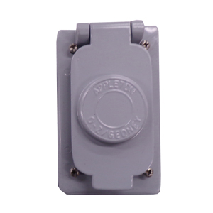 Appleton FSK-WGF1 Weatherproof 1 Gang GFCI FS/FD Cover