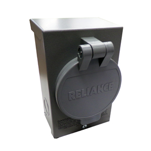 RELIANCE CONTROLS PB20 20 Amp L14-20 Power Inlet Box Steel N3R 20 Amp ...