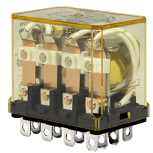 Idec RH4B-UDC24V 4PDT 4-Pole Double-Throw 10 Amp 14-Blade Relay Plug-In ...