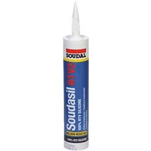 Soudall SOUDASIL-MULTI-CL 100% Multi-Purpose Silicone Clear, 10.1 oz.