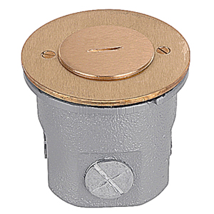 Steel City 672 Cast Round Floor Box, Opening 3-1/2 Inches, Depth 3-3/16 ...