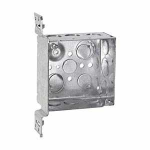 Cooper Crouse-Hinds TP451 4 Inch Square Welded Outlet Box 2-1/8 Inch ...