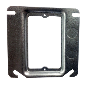 Crouse-Hinds TP482, 4 Inch Square 1-Device 1/4 Inch Raised Steel ...