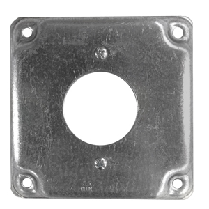 Crouse-Hinds TP507, 4 Inch Square Raised Surface Cover Steel, for 1-20 ...