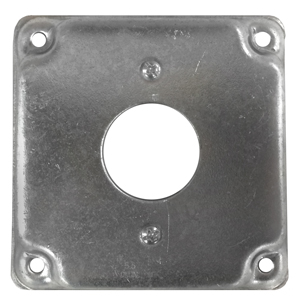 Crouse-Hinds TP514, 4 Inch Square Surface Cover for Single Receptacle ...