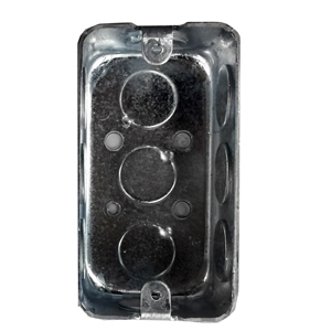 Crouse-Hinds TP588, Steel Handy Box 1-1/2_ Deep 10.3 Cubic Inch with 1/ ...