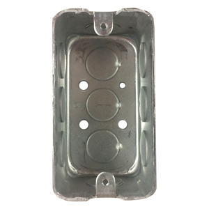 Crouse-Hinds TP604, Steel Handy Box 2-1/8_ Deep 13.0 Cubic Inch with 1/ ...