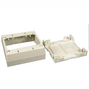 Wiremold 2348-2, 2-Gang Plastic 1-3/4 Inch Deep, Extension Box Adapter ...