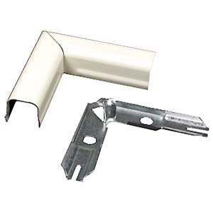 Wiremold V711 500/700 Series Steel Single-Channel 90 Degree Flat Elbow ...