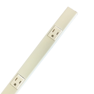 Wiremold V20GB306 2000TR Series Steel Single-Channel 3 Ft Plugmold 6 ...