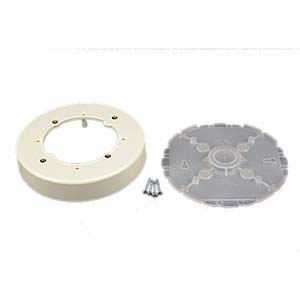 Wiremold 2338A Fixture Box Solid Base 5-1/2" Diameter 1" Deep Ivory