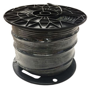 12 Stranded THHN Copper Spool Black 500 Ft