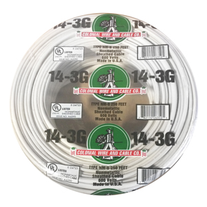 14/3 Romex NM-B with Ground Coil 250 Ft