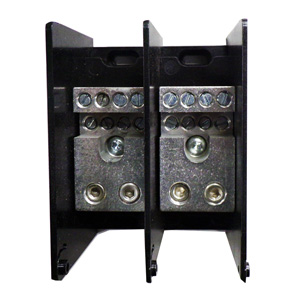 Mersen MPDB67612, Distribution Block Cu/Al 600 Volt AC 3-Pole 350 Amp ...