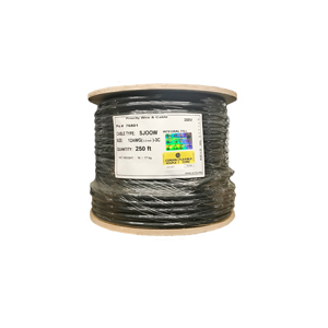 12/3 SJO/250 Rubber Cord 12 AWG 3 Conductor SJO 300 Volt 90 Degree