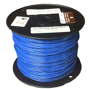16 Stranded MTW Copper Spool Blue 500 Ft