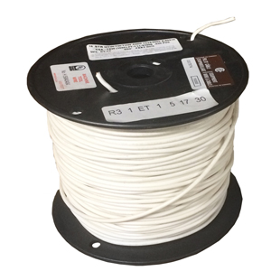 16 Stranded MTW Copper Spool White 500 Ft