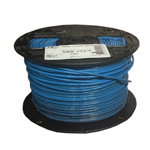 16 Stranded TFFN Copper Spool Blue 500 Ft