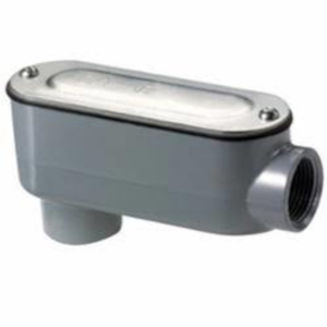 3-1/2 Inch EMT/LB EMT Aluminum Condulet LB with Cover and Gasket 3-1/2"