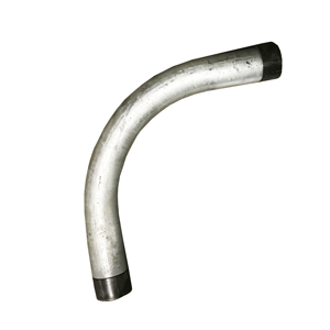 Rigid 90 Degree Elbow 2-1/2 Inch Conduit Fitting Standard Radius
