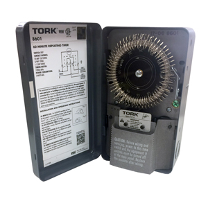 Nsi Tork 8601 SPDT 20 Amps 125 Votlt 1-Hour Cycle Mechanical Timer
